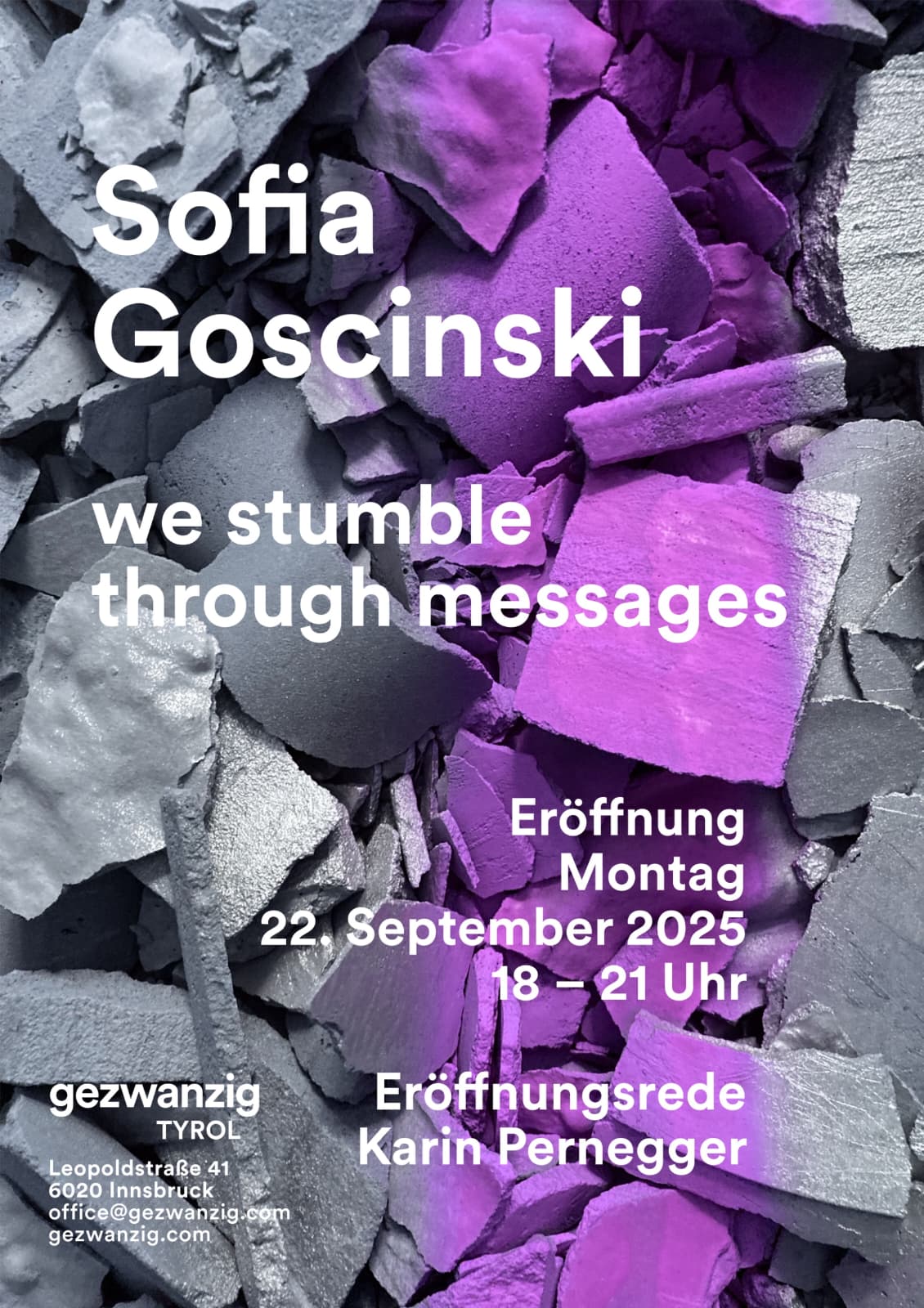 we stumble through messages - gezwanzig